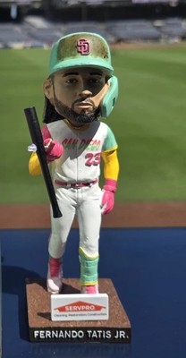IN HAND Fernando Tatis Jr Bat Flip San Diego Padres 6/23/25 Bobblehead ...