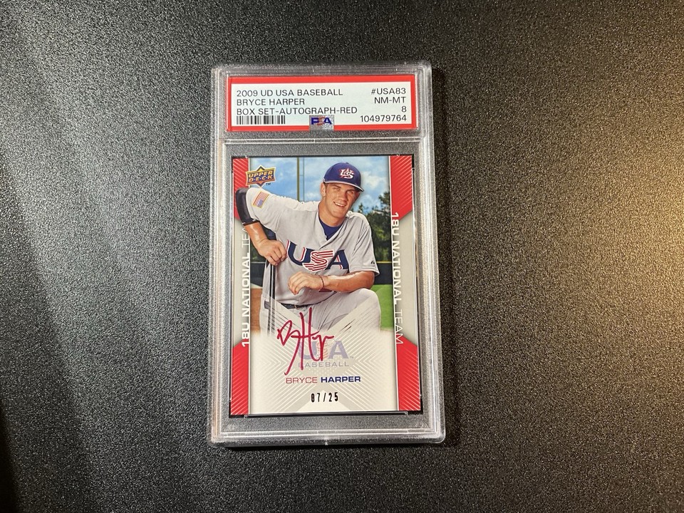 2009 UD USA Baseball Bryce Harper Box Set-Autograph-RED super Rare | eBay