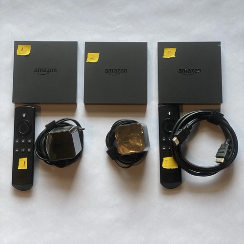 Amazon Fire TV (2nd Gen) 4K HD Media Streamer - Model: DV83YW Lot ...