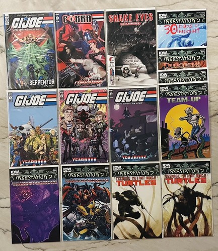 G.I. Joe IDW Lot Run - Serpentor Uncoiled Snake Eyes Declassified Cobra ...