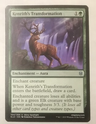 KENRITH'S TRANSFORMATION 164 Throne of Eldraine MTG Magic NM | eBay