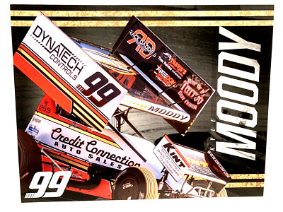 2024 KYLE MOODY #99 DYNATECH PA POSSE 410 WINGED SPRINT CAR DIRT ...