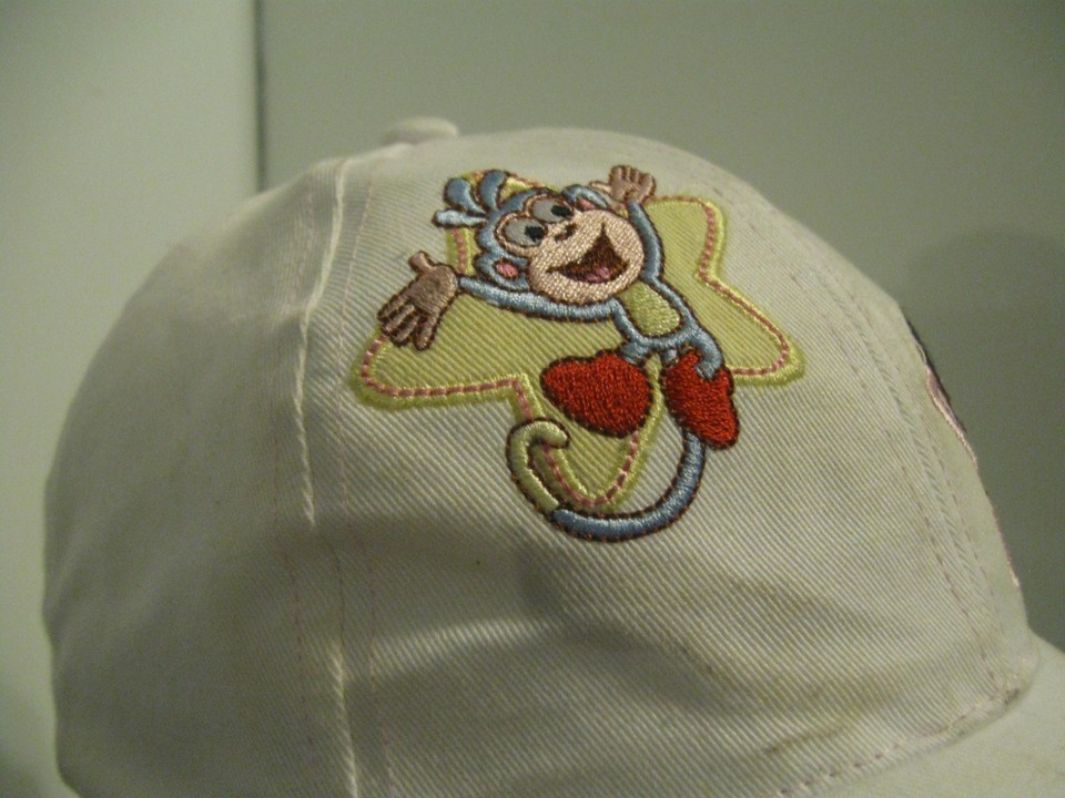 Dora The Explorer Kids Girls Adjustable Baseball Hat Ball Cap White ...