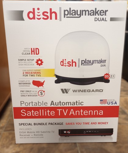 DISH Playmaker Dual with Receiver; PL8000R; White | eBay