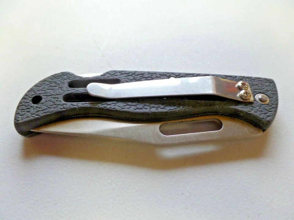 Frost Cutlery Folding Pocket Knife Black Handle 6 3/4" Long | eBay