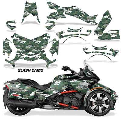 Roadster Graphics Decals Stickers For Can-Am Spyder F3-T SlashCamo W | eBay