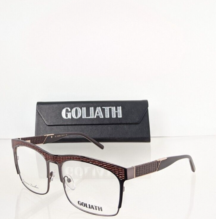 Brand New Authentic GOLIATH Eyeglasses XIX Brown 59mm Frame | eBay
