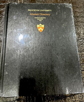 Princeton University Alumni Directory Twenty-Eighth Edition 1992 Book ...