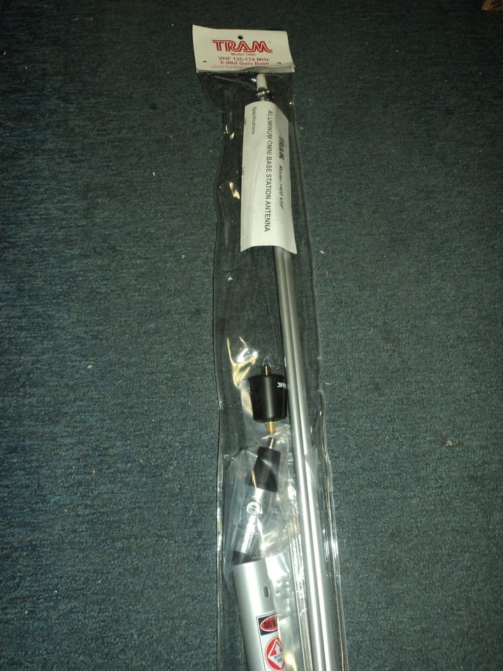Tram 1400 VHF 2 METER BASE STATION ANTENNA Radios HAM MURS Marine 136 ...