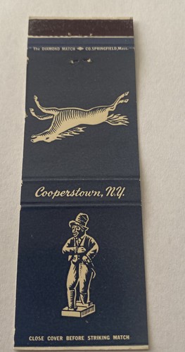 Vintage Matchbook Cover Matchcover Folk Art Collection Cooperstown NY ...