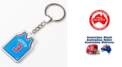 Allen Iverson 3 NBA Guernsey Double Sided Acrylic Keyring - Ltd Qty ...