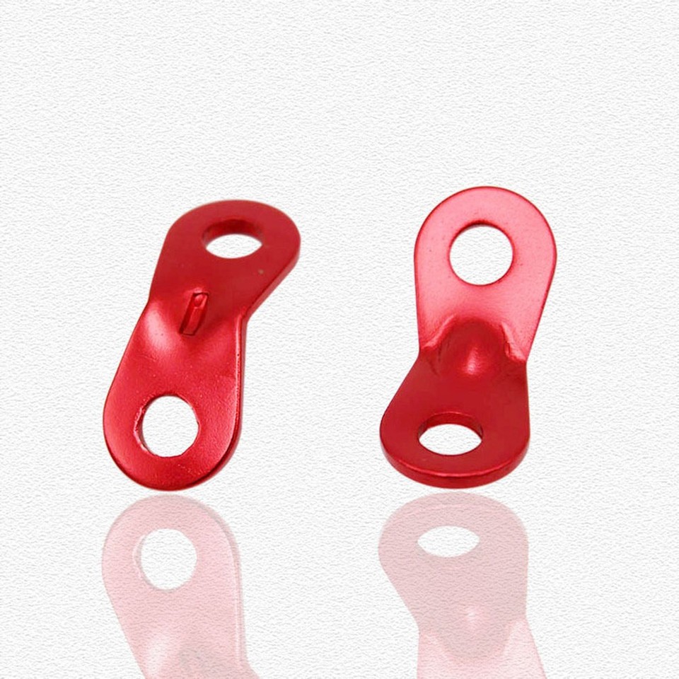 12pcs 7mm Alloy Self-Locking Guy Line Bent Runners for Tent Awning (Red ...