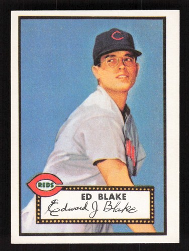 Ed Blake 1983 Topps 1952 Reprint Series #144 Rookie Cincinnati Reds | eBay
