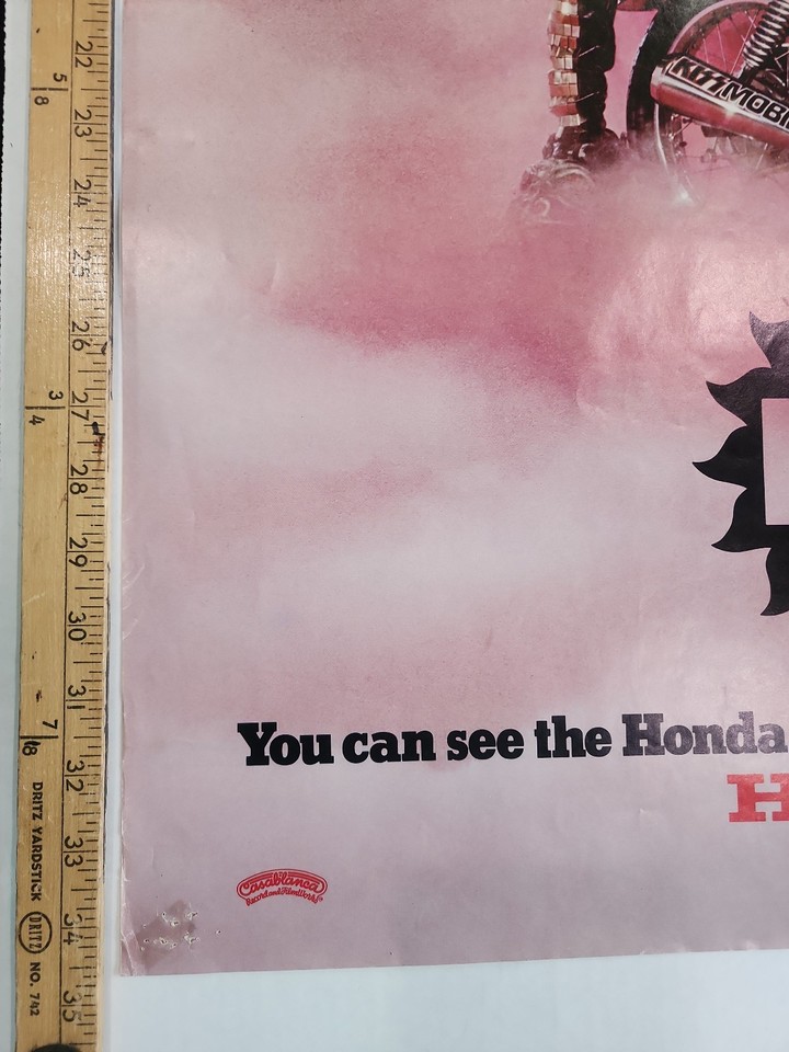 Vintage 1979 Aucoin KISS Kissmobile Rock Band Radio Honda Hawk Poster ...