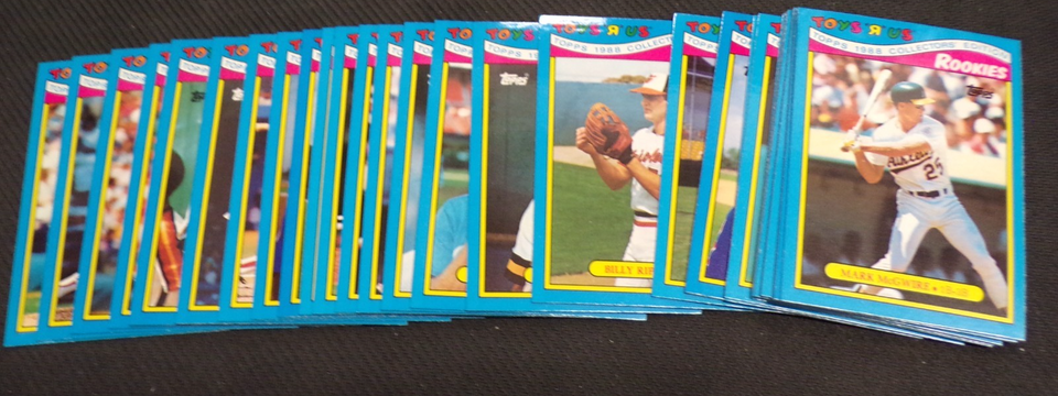 1988 TOPPS TOYS R US BASEBALL COMPLETE BASEBALL ROOKIES CARD BOX SET ...