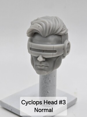 3d Print X-MEN CYCLOPS HEAD #3 1:10 7" MARVEL Select McFarlane DC ...