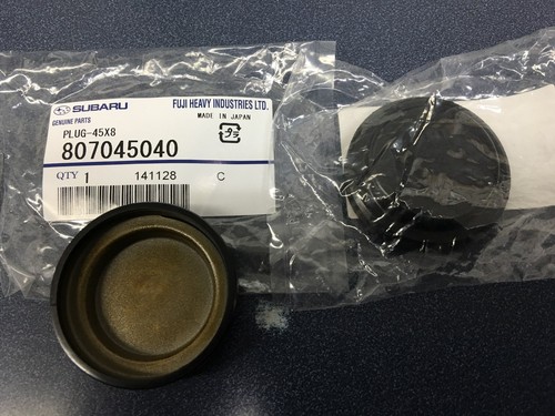 GENUINE OEM SUBARU REAR CAM PLUG SEALS 807045040 QTY 2 Legacy Impreza ...
