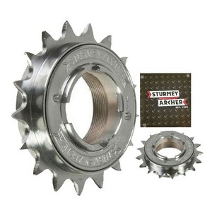 Sturmey Archer Single Speed Freewheel Cog Chrome 1/2"x 3/32" & 1/8 ...