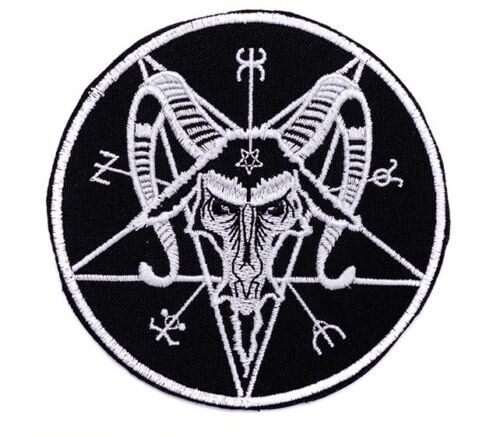 Baphomet Patch | Sabbatical Goat Pentagram Satanic Devil Lucifer Witchcraft Logo | eBay