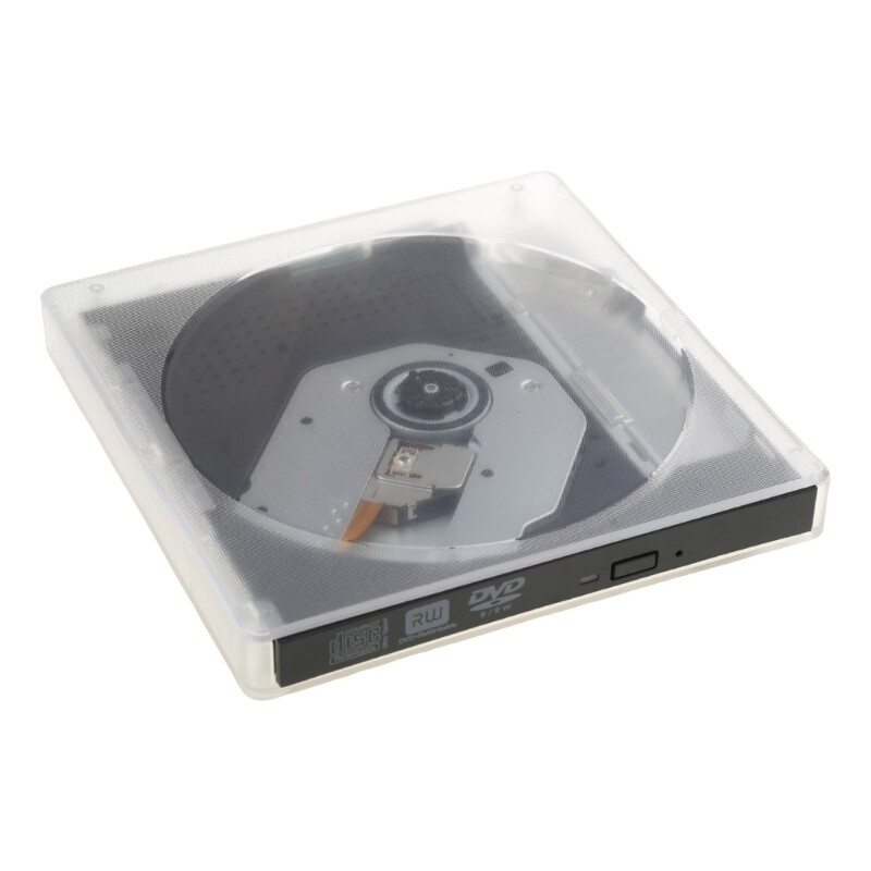 USB3.0 DVD-ROM Optical Drive External Slim ROM Disk Reader Desktop DVD ...