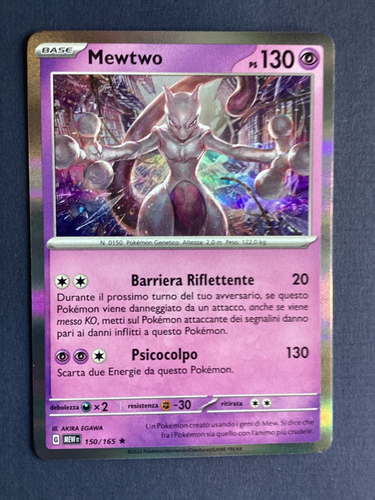 Mewtwo 150/165 Holo Scarlet and Violet 151 Near Mint | eBay