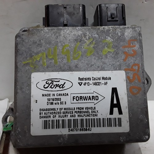 04 05 06 07 Ford Taurus Mercury Sable SRS control module OEM 4F13 ...