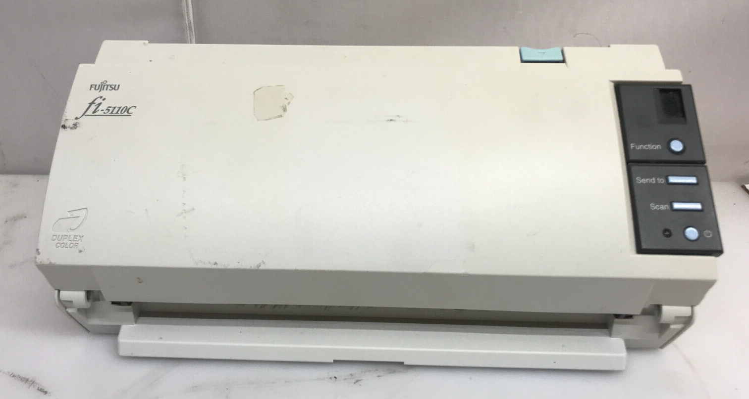 Fujitsu fi-5110c Color Duplex Document USB Scanner No Trays, No Power ...