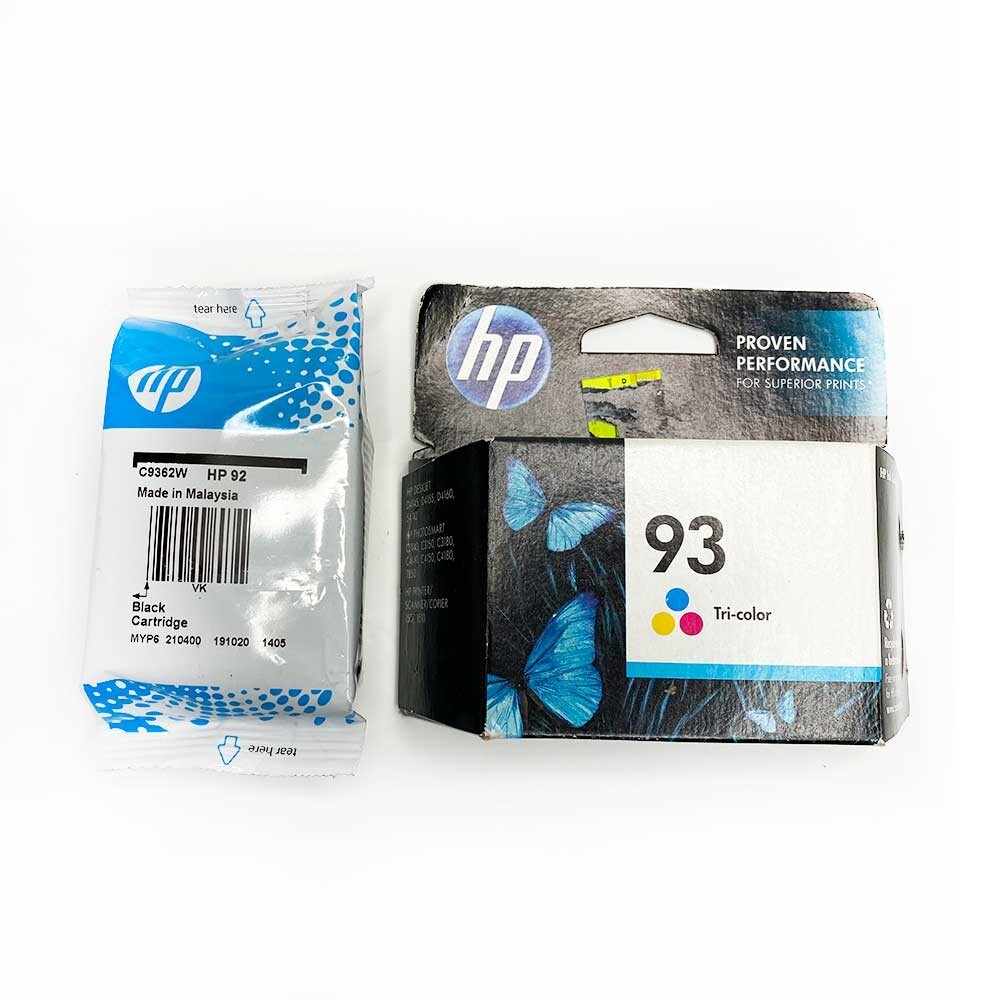 HP 92 93 Ink Cartridge 2 Pack C9362WN C9361WN - OEM Brand New Sealed | eBay