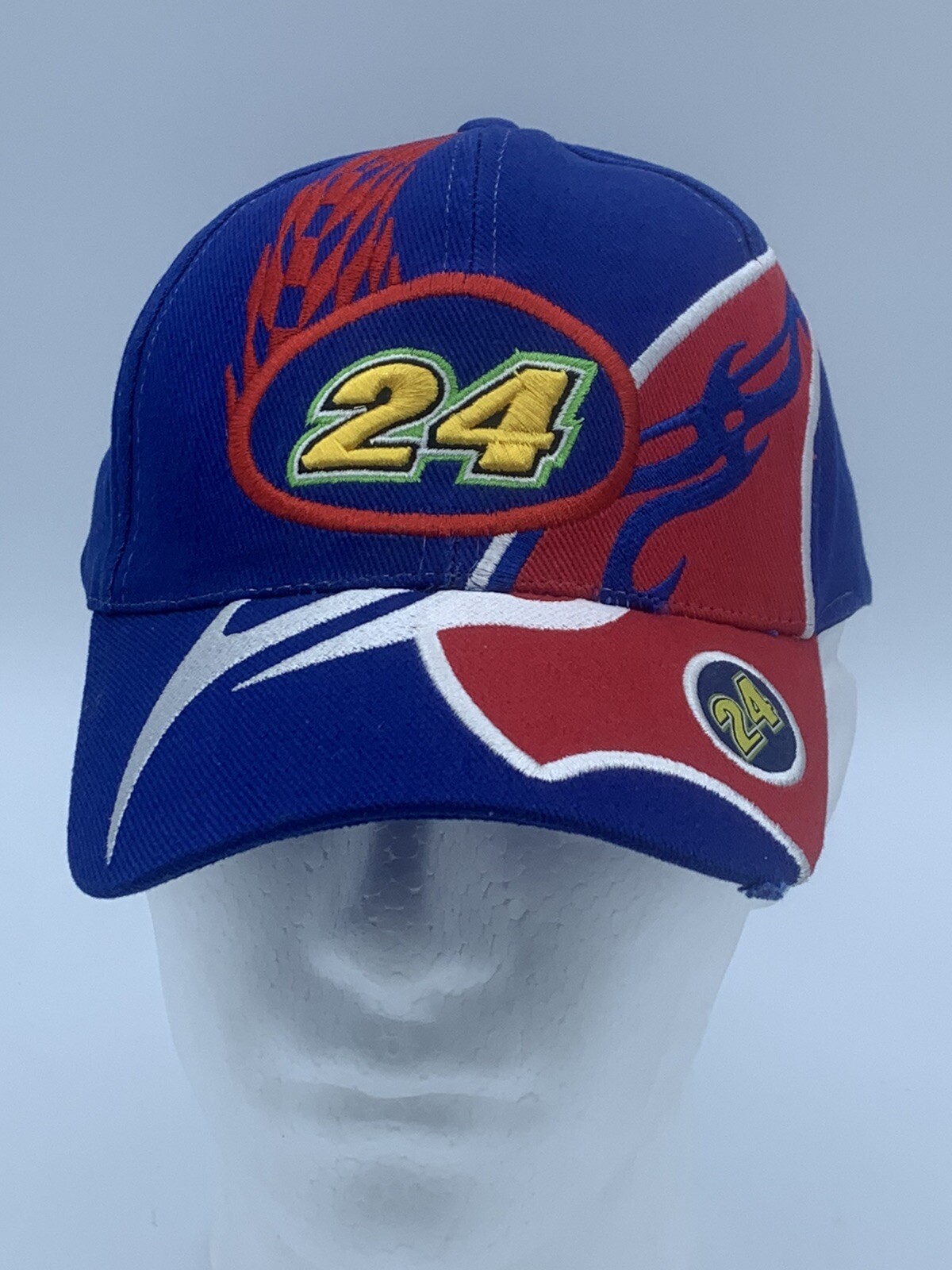Nascar Jeff Gordon Hat Adjustable Strap Back Blue 24 | eBay