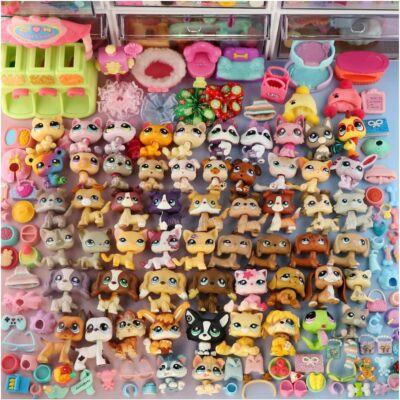 Rare lps Pet Shop Random 3pcs Toys and 7pcs Accessories Who Love LPS ...