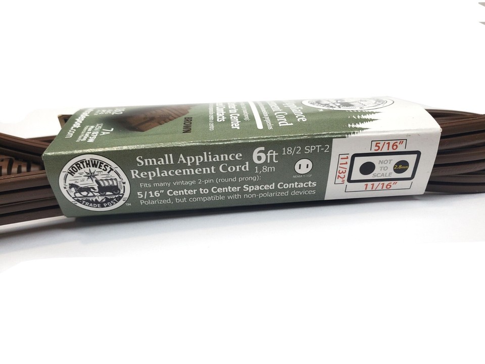 AC Power Cord for Vtg Bearcat 210 Scanner Radio Model BC-210 BC210-1 BC ...