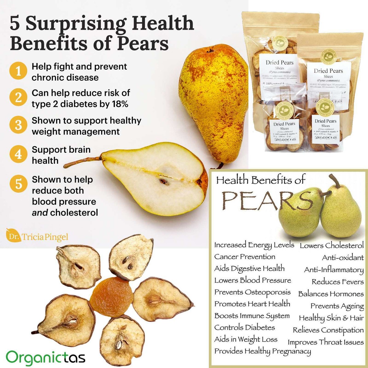 Health Benefits Of Pears