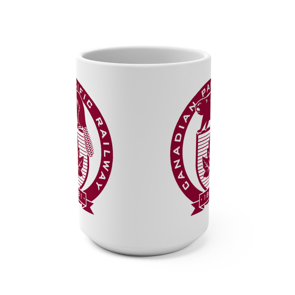 Vintage Canadian Pacific Railway Logo Railroad Coffee Mug 15oz, Retro ...