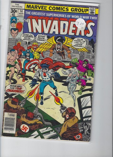Unofficial Marvel/DC Crossover, Freedom Fighters 7-9 and The Invaders ...