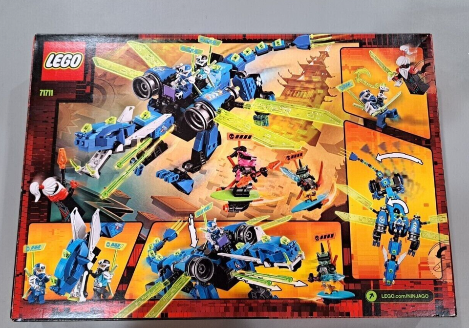 LEGO Jay's Cyber Dragon Ninjago (71711) Toy Building Kit Retired Set ...