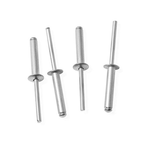 100pcs 1/4" x 1" Aluminum Blind Rivets, Silver, 6.4x 25mm Pop Rivets 1/ ...