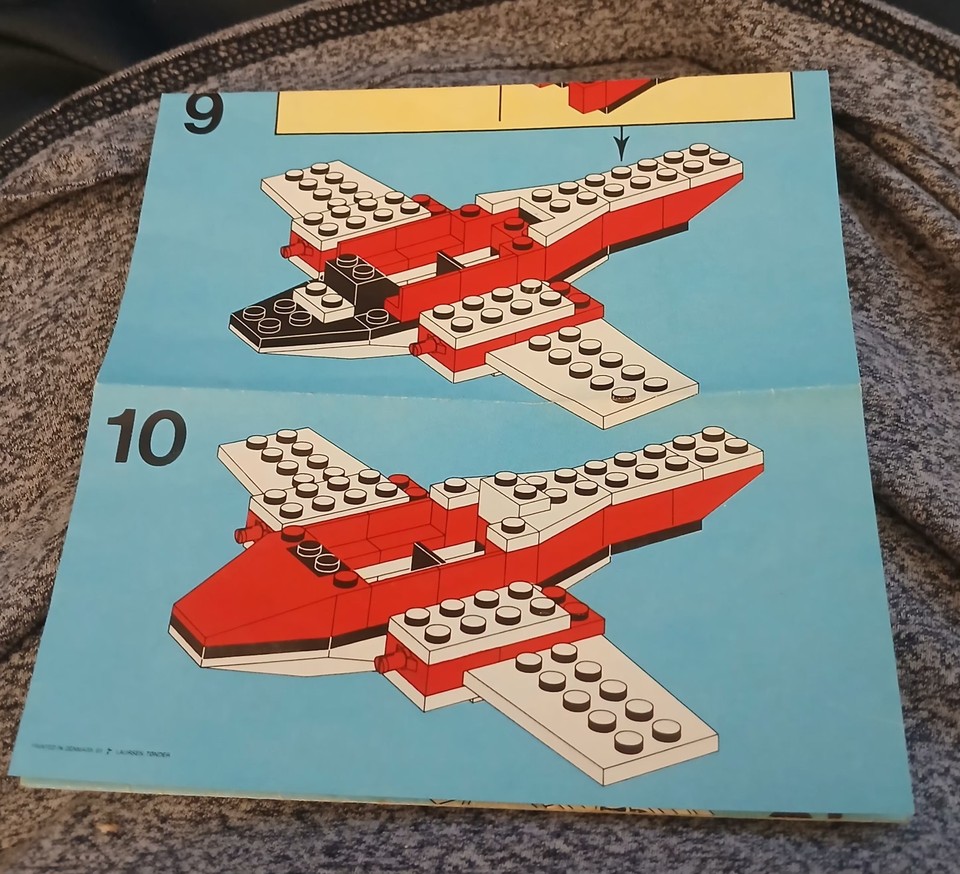 LEGO 6687 Turbo Prop Airplane Vtg Instruction Original Manual Only | eBay