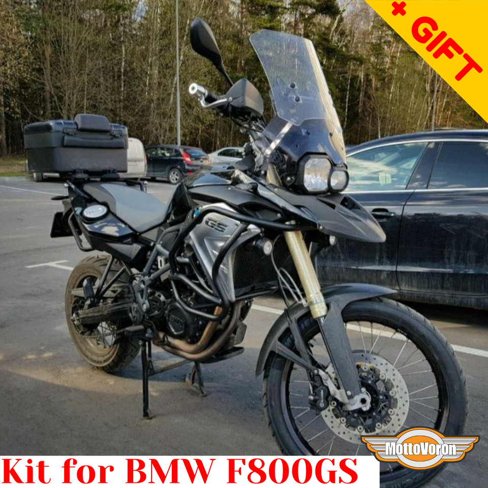 For BMW F800GS Crash bars Rack luggage System F 800 GS Kit 2013-2018 ...