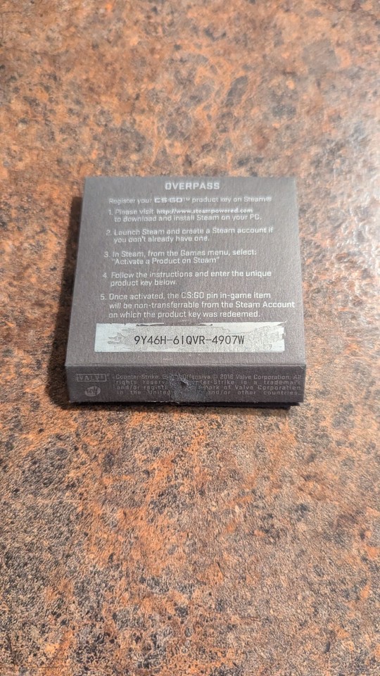 CSGO Series 2 Collectible Pin - Overpass - Genuine Pin - NEW! CS GO | eBay