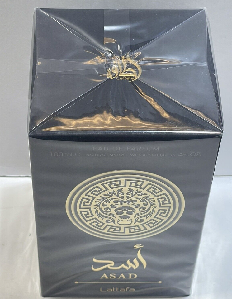 Lattafa Asad by Lattafa 3.4 Oz (100 ml) EDP Eau De Parfum Spray Unisex ...