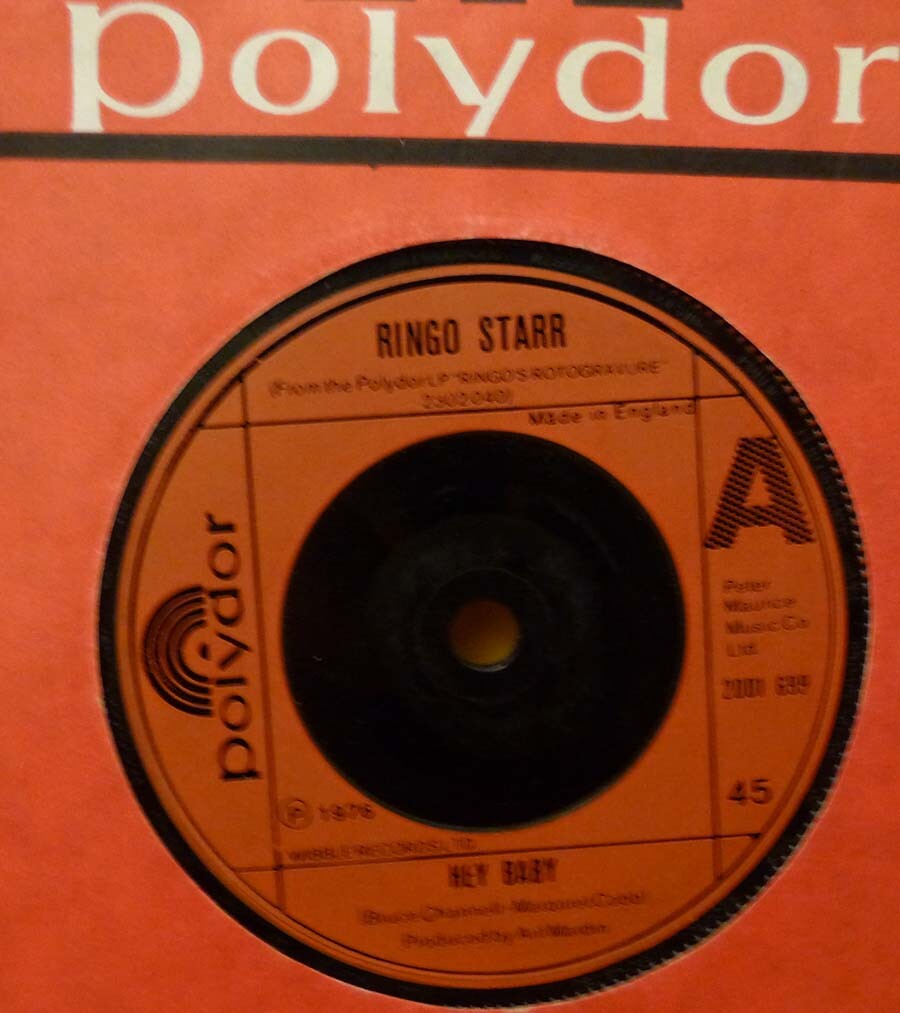 Ringo Starr Hey Baby UK 1976 Polydor NM 7" | eBay