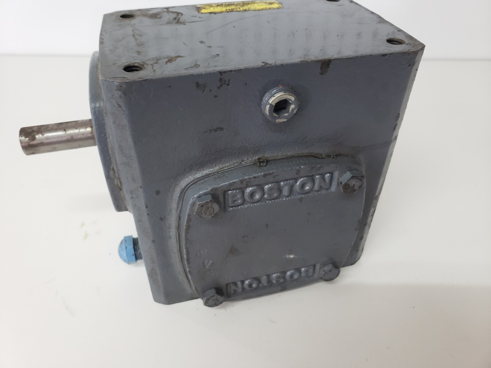 BOSTON GEAR, WORM GEAR SPEED REDUCER, 721-20-G, 20:1 RATIO, 1.25 HP IN ...