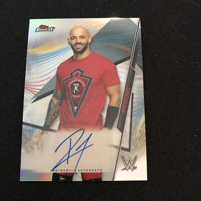 2020 Topps Finest WWE Ricochet Autograph Auto #A-RC Raw | eBay