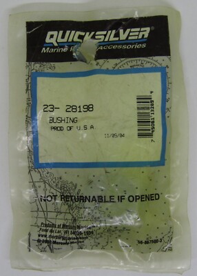 New Quicksilver Mercury Marine Boat OEM Bushing Part No. 23-28198 | eBay