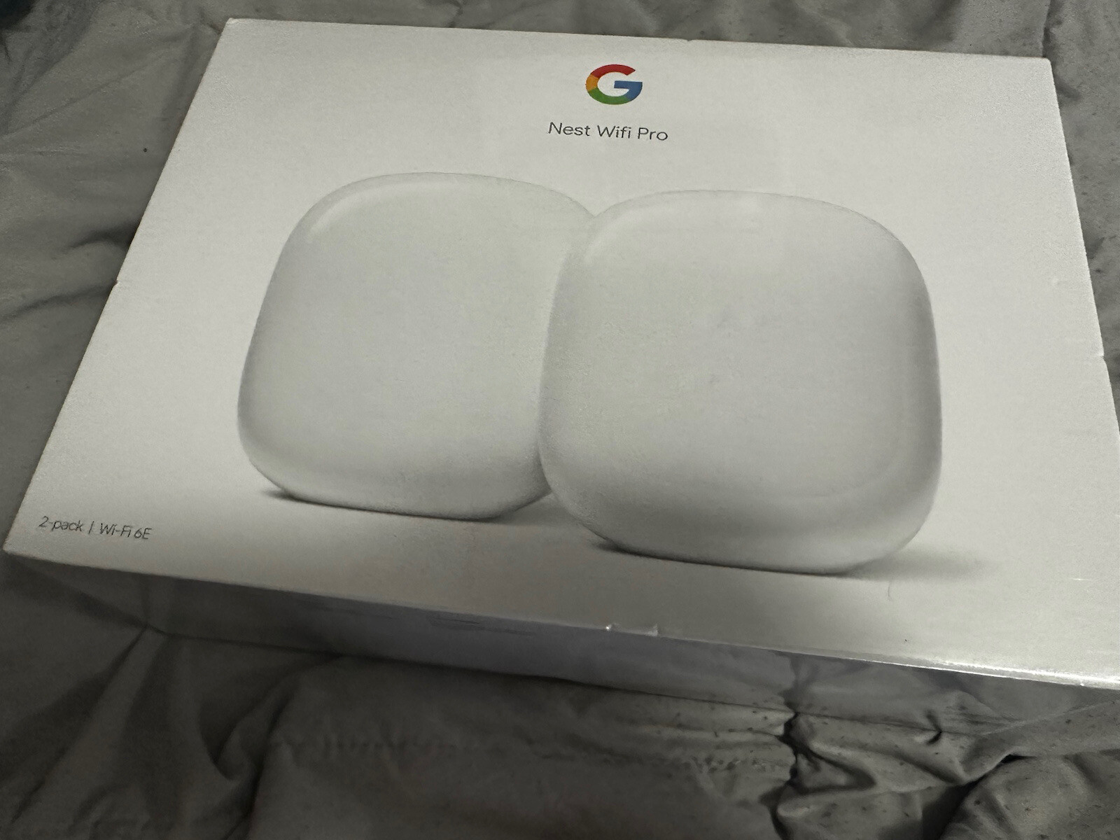 Buy Google Nest Wifi Pro Wi-Fi 6E Router Mesh System - Snow (2-Pack ...