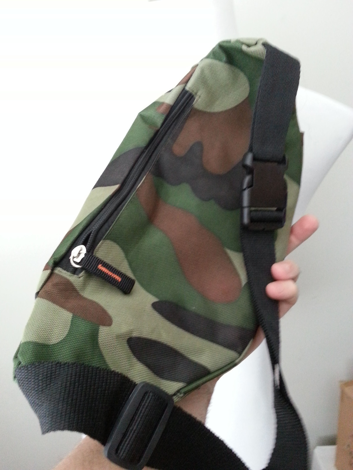 Woodland Camouflage Fanny Pack Medium Size Multi-Pockets | eBay