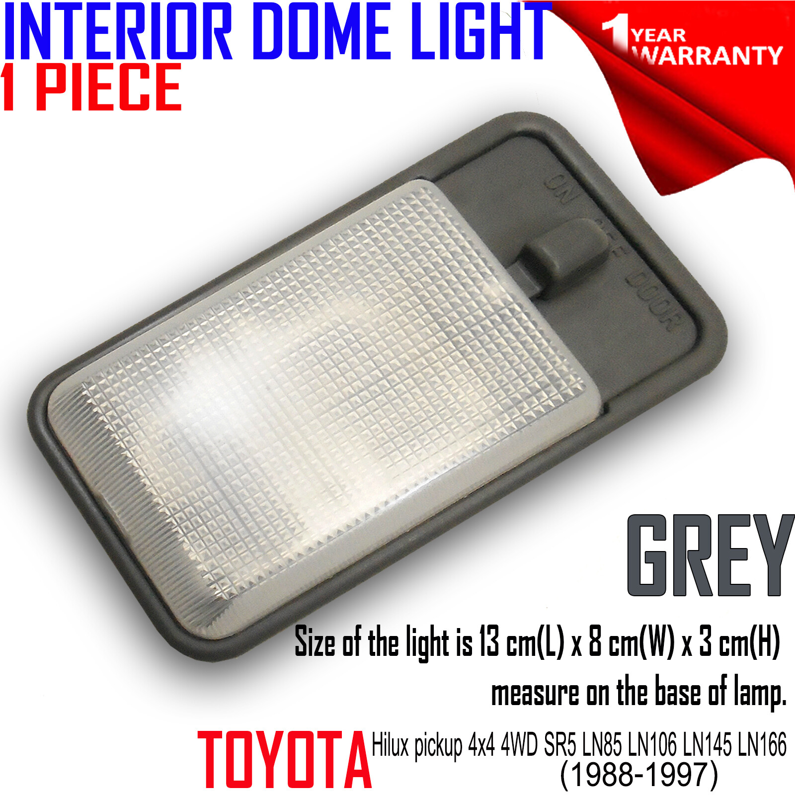 FOR TOYOTA HILUX PICKUP LN111 LN80 LN107 LN166 MK3 22R INTERIOR DOME ...
