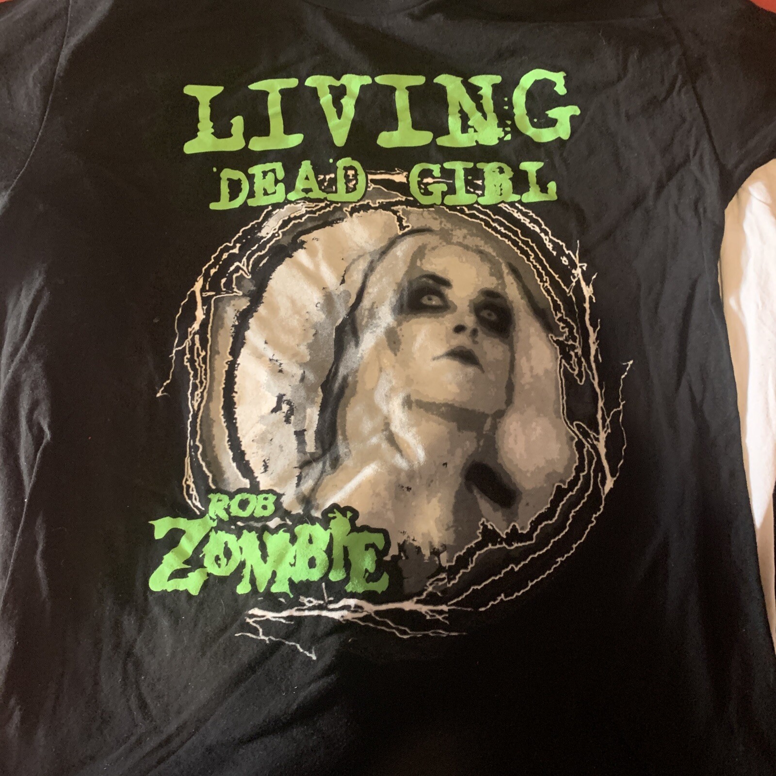 Rob Zombie Living Dead Girl XL Black and Fluro Green … - Gem