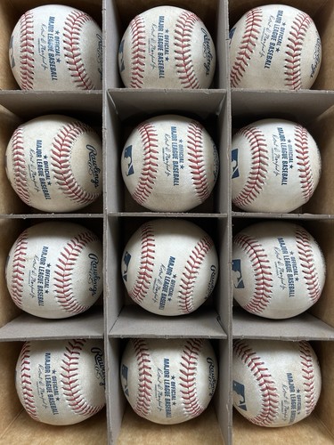 Rawlings Official MLB - (1) Dozen- GAME PREPPED (rubbed) Pls Read ...