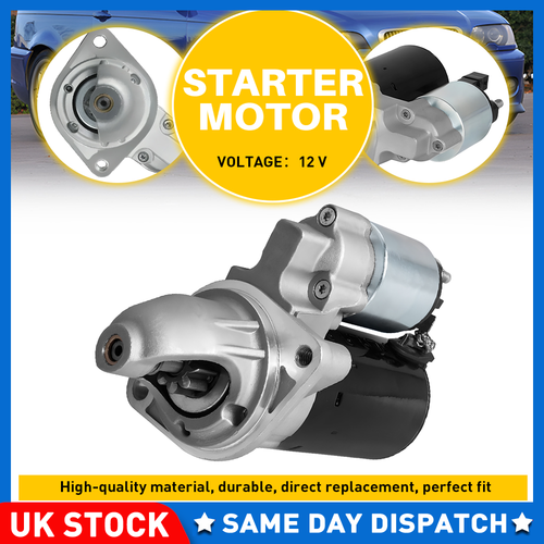 12V Starter Motor 1.1KW 9 Tooth Metal For BMW 12417521122 12417521123 ...